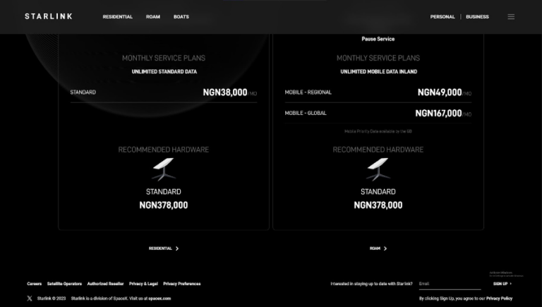 How to Order and Pay for Starlink Subscriptions in Nigeria - Pouchers